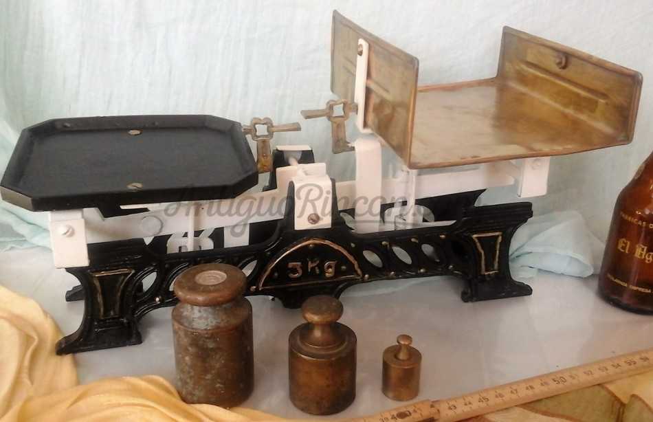 Básculas, Balanzas, Pesas