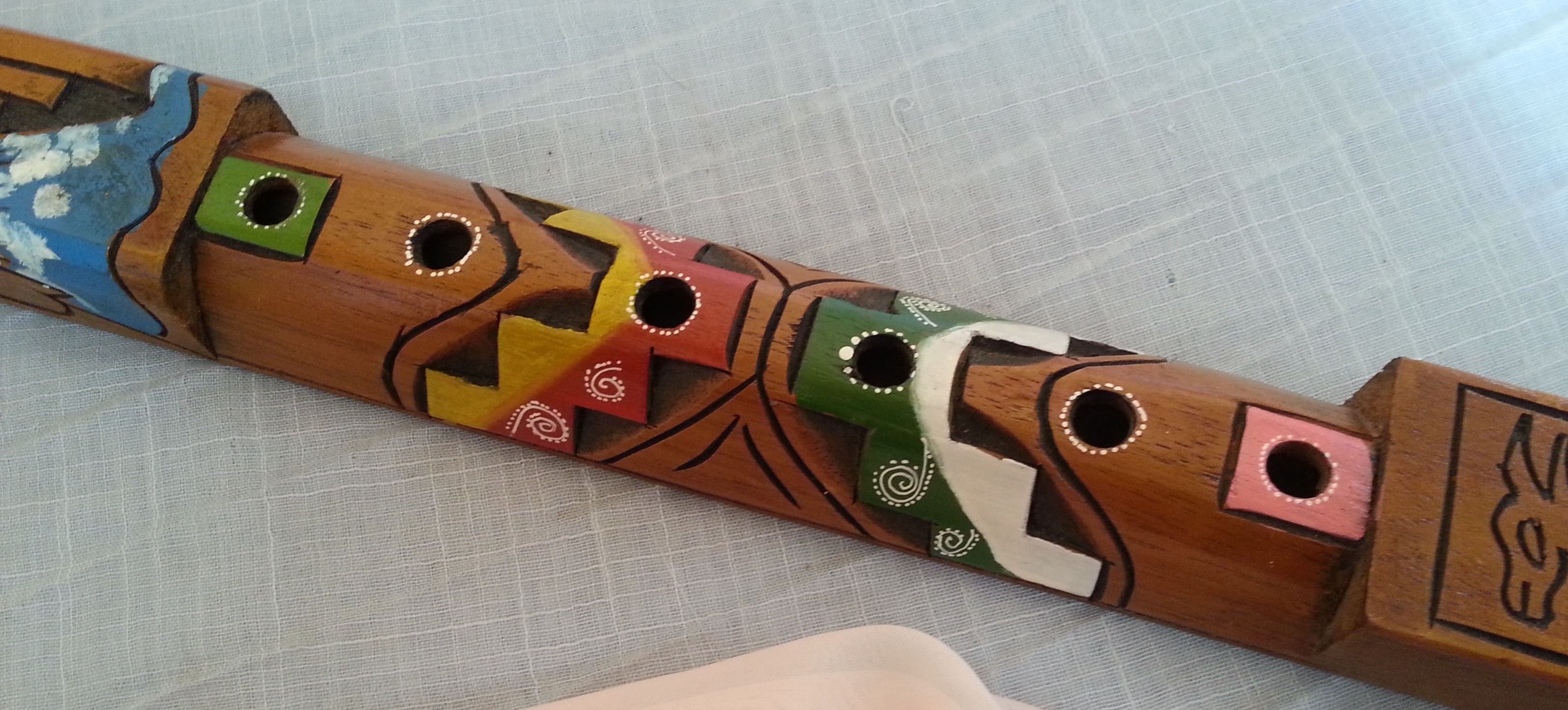 Flauta. Origen Chileno. Instrumento musical.