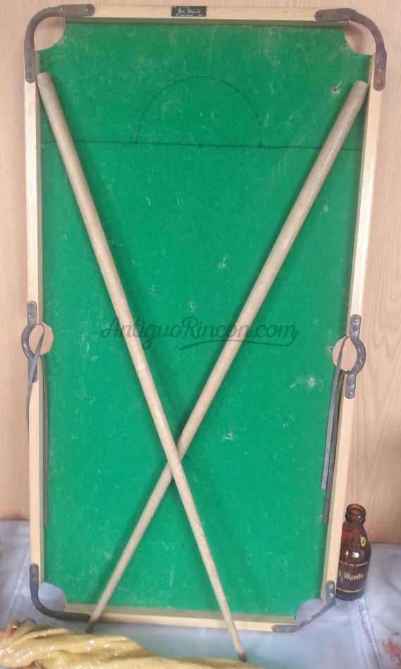 Juego de Mini-Billar. Británico. Juguete de los años 60. Old billiards ...